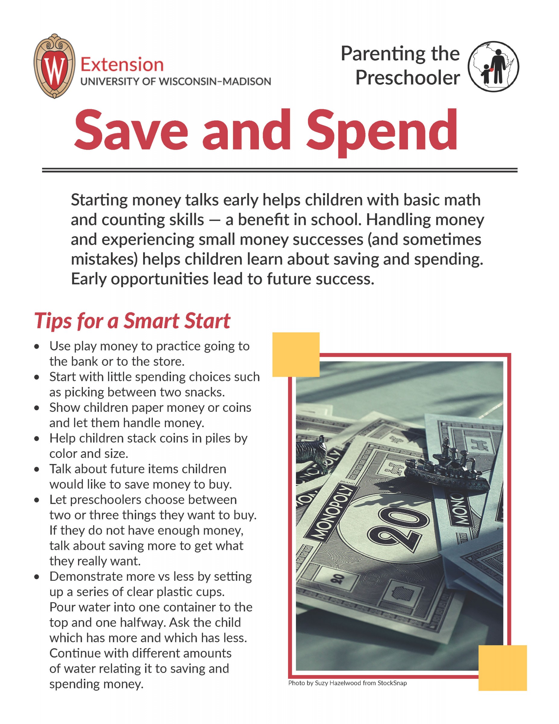 Save & Spend – Parenting The Preschooler