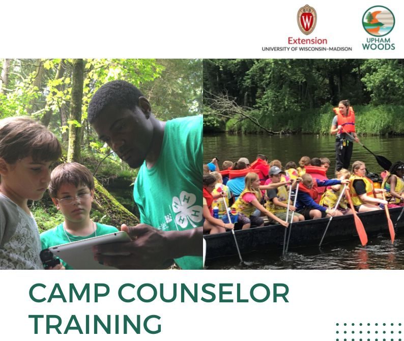 April 23: Summer Camp Counselor Training – Upham Woods Outdoor Learning Center